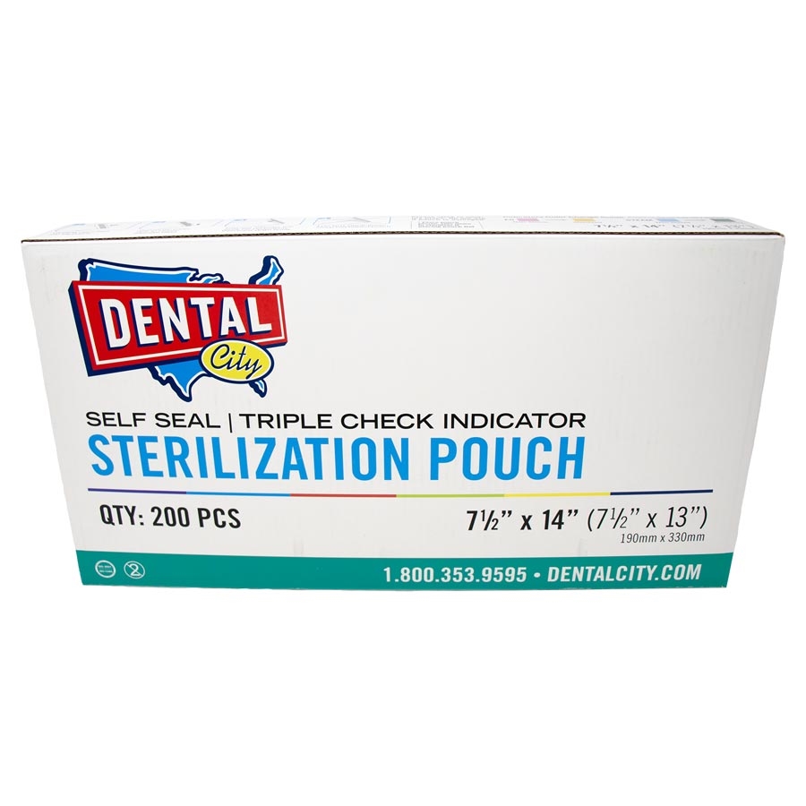 Dental City - Dental Self-Sealing Sterilization Pouches 200/Box