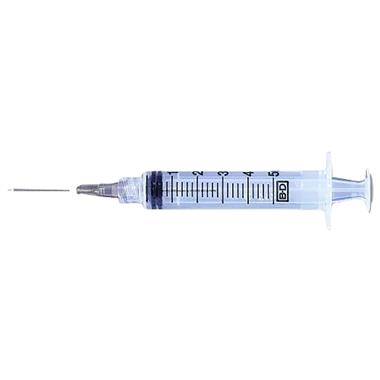 BD - 5mL Syringe/Needle Combo Luer-Lok Tip